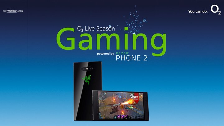 Start der o2 Live Gaming Season: Das Razer Phone 2 jetzt bei o2