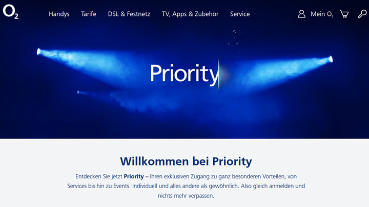 Aus „Mehr o2” wird PRIORITY: Das runderneuerte Vorteilsprogramm ...
