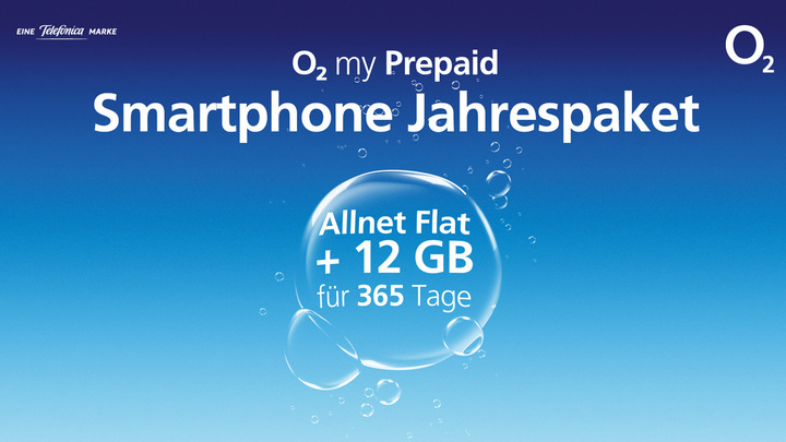 Flexibel bleiben mit dem o2 my Prepaid Smartphone-Jahrespaket: Allnet ...