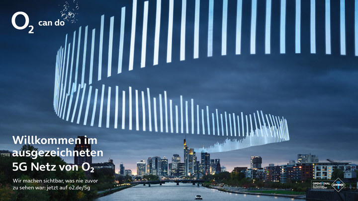 Spektakuläre o2 Kampagne: „The Visible Net“ macht das o2 5G Netz sichtbar