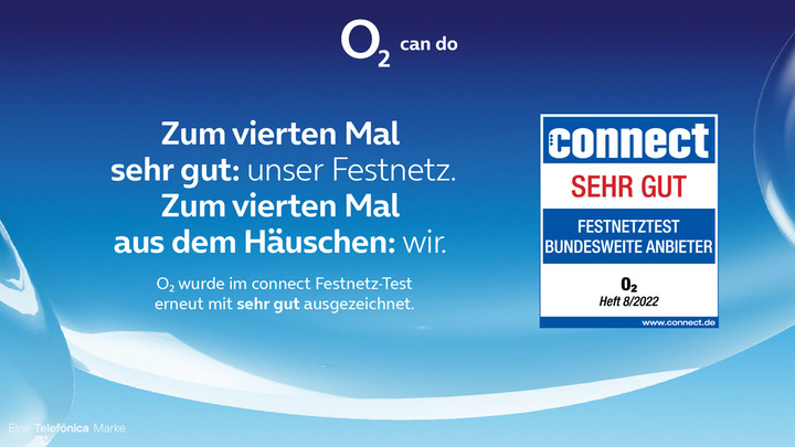 „Sehr gut“ im connect Festnetztest 2022: o2 Festnetzprodukte überzeugen ...